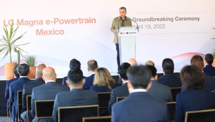 COLOCA MARS PRIMERA PIEDRA DE LA NUEVA PLANTA DE LG-MAGNA, EN RAMOS ...
